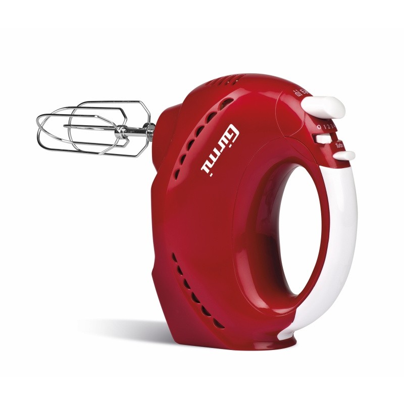 GIRMI MIXER SBATTITORE DA CUCINA IMPASTATORE FRULLATORE FRUSTE SB01 ROSSO